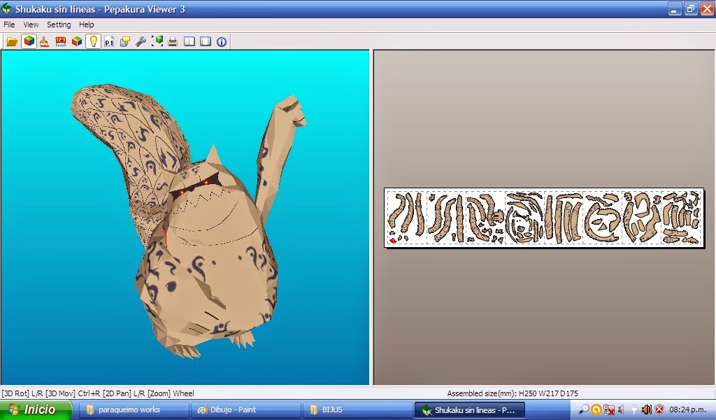 shukaku - Papercraft Free 4 U