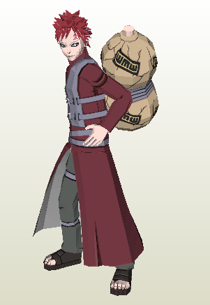 gaara - Papercraft Free 4 U